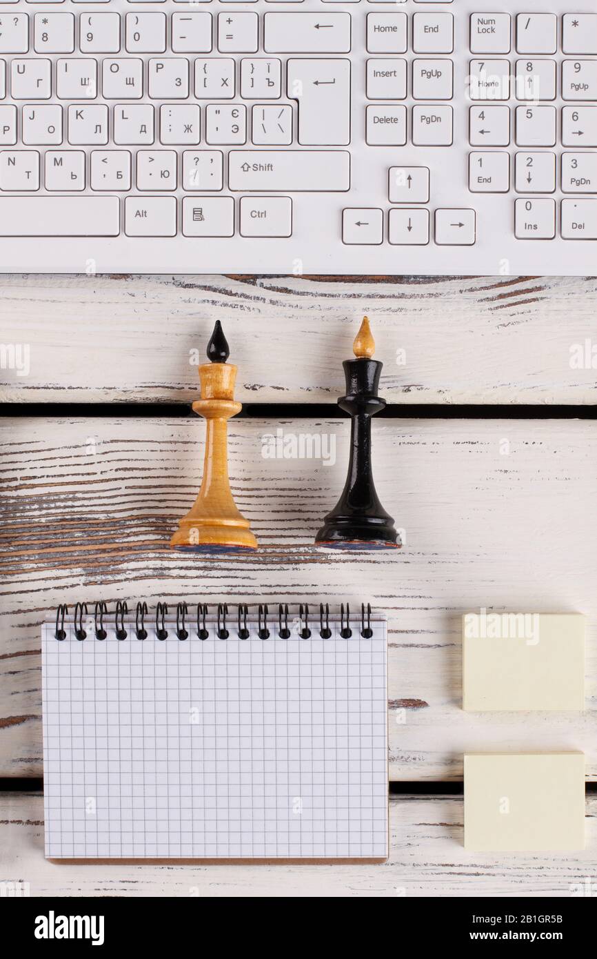 Chess figures in focus Stock Photo - Alamy