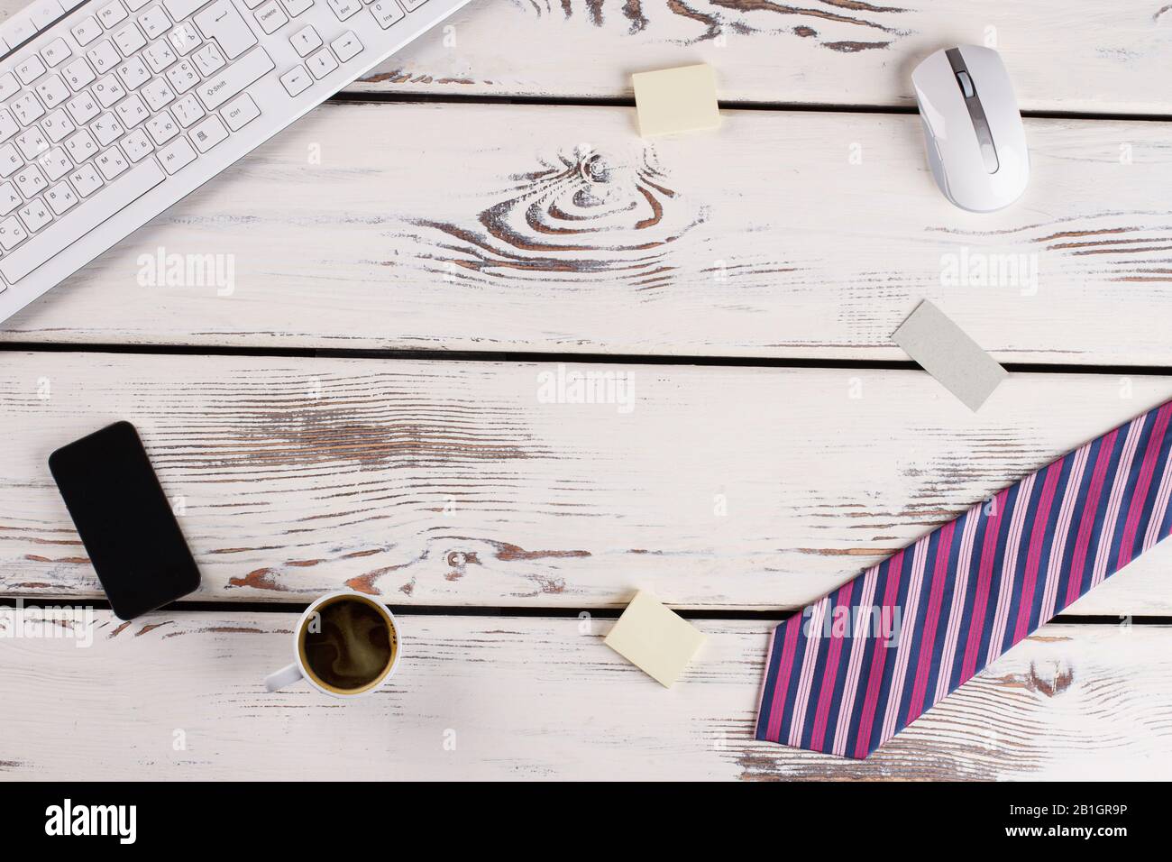 Cup of americano and scattered stickers Stock Photo - Alamy