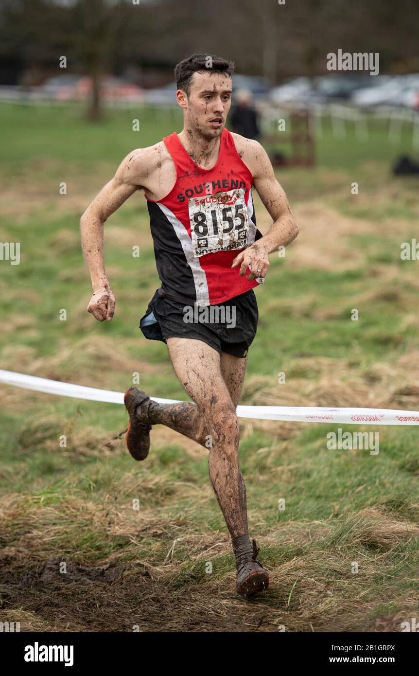 NOTTINGHAM - ENGLAND - 22 FEB: Adam Hickey competing in the senior men ...