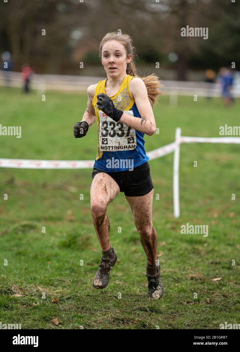 NOTTINGHAM - ENGLAND - 22 FEB: Amelia Quirk competing in the junior ...