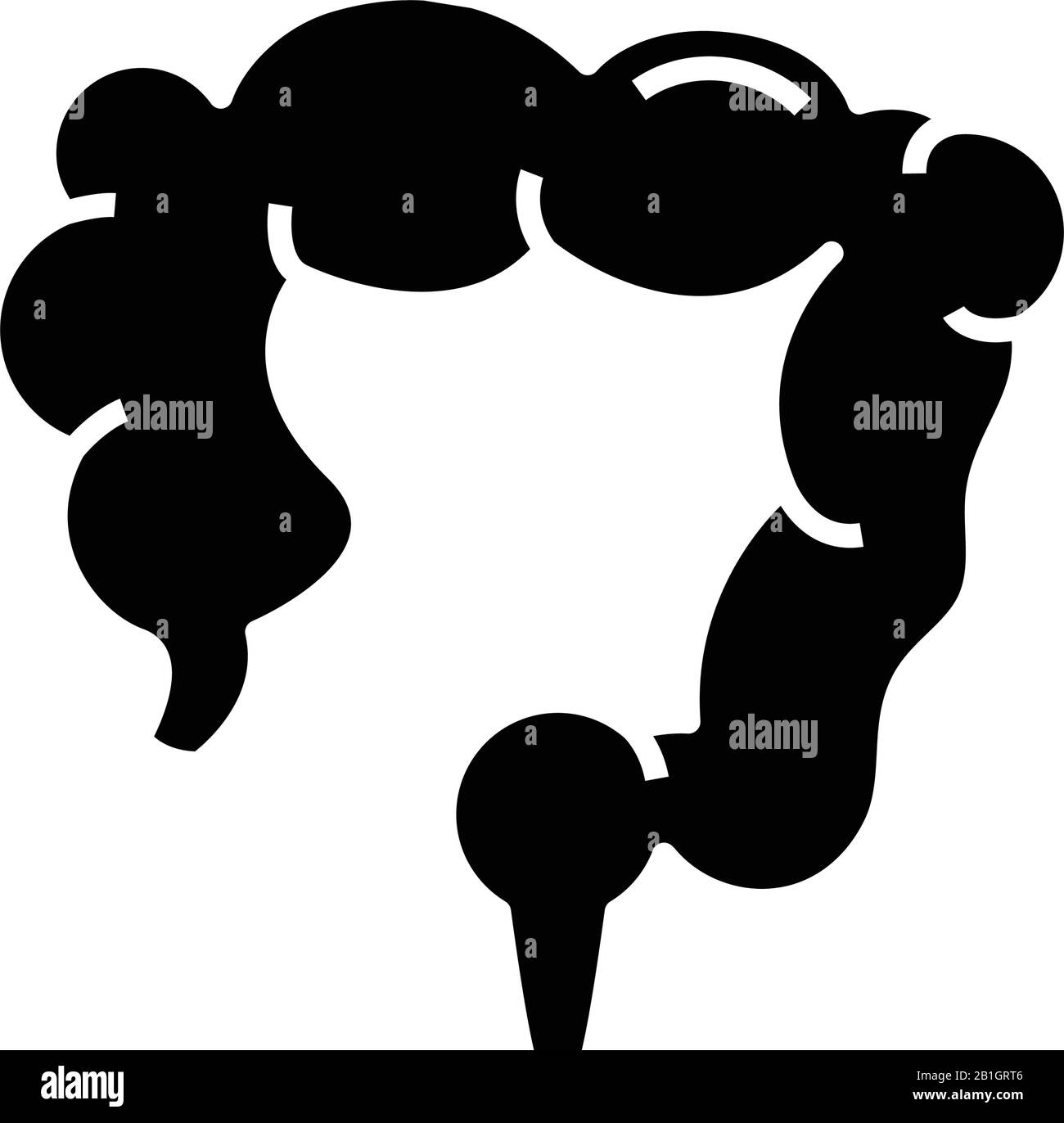 Stomach microflora illustration Stock Vector Images - Alamy