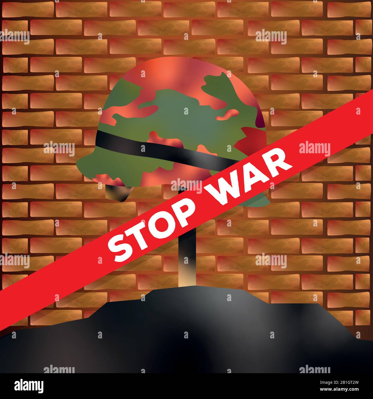 Stop war poster Stock Vector Image & Art - Alamy