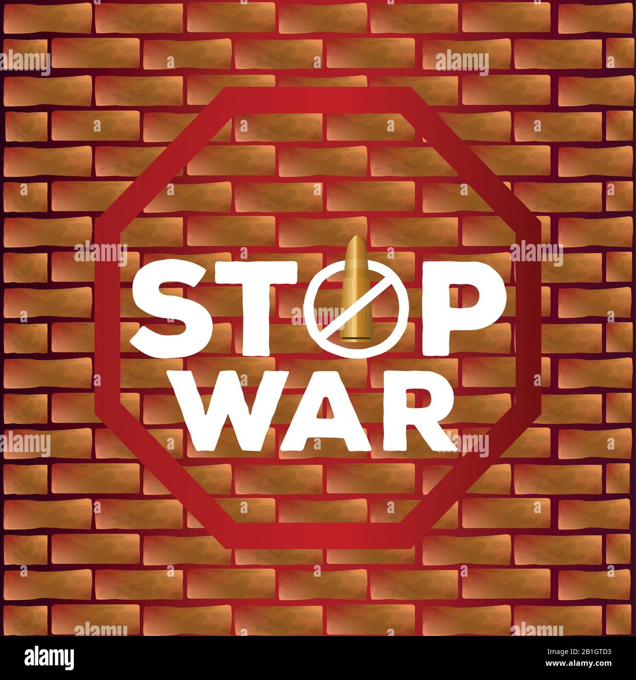 Stop war poster Stock Vector Image & Art - Alamy