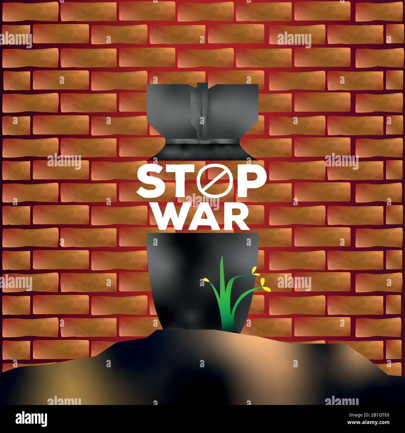 Stop war poster Stock Vector Image & Art - Alamy