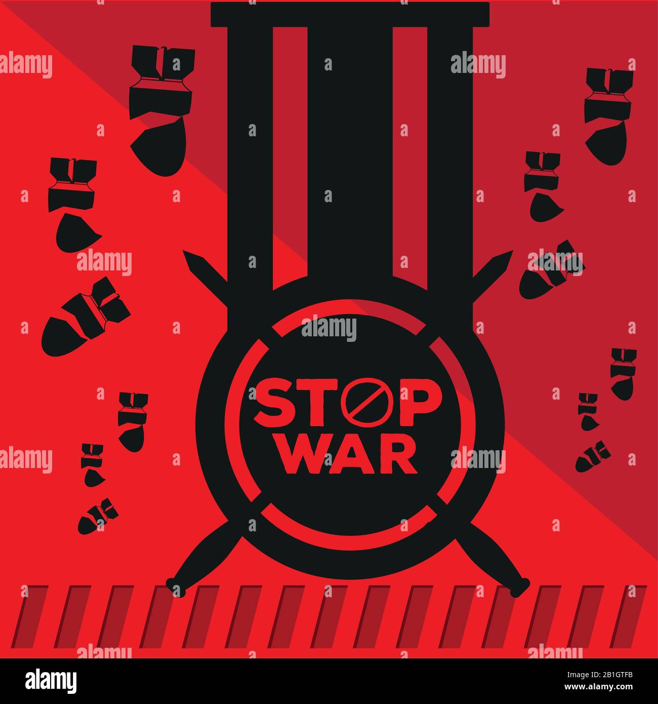 Stop war poster Stock Vector Image & Art - Alamy