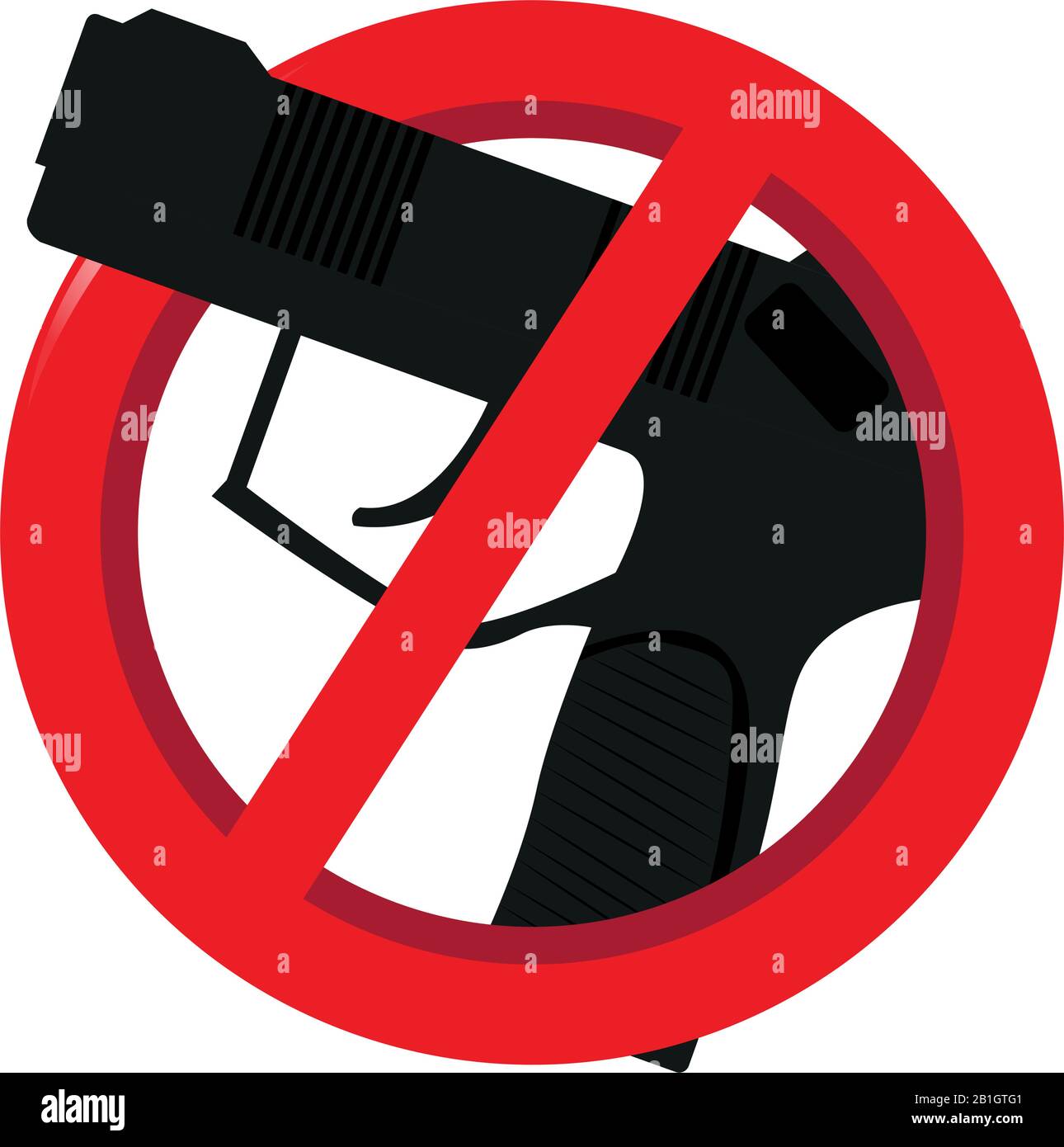 Isolated prohibited weapons symbol Stock Vector Image & Art - Alamy