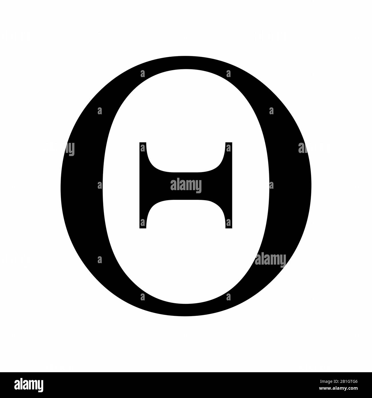 Theta greek letter Stock Vector Image & Art - Alamy
