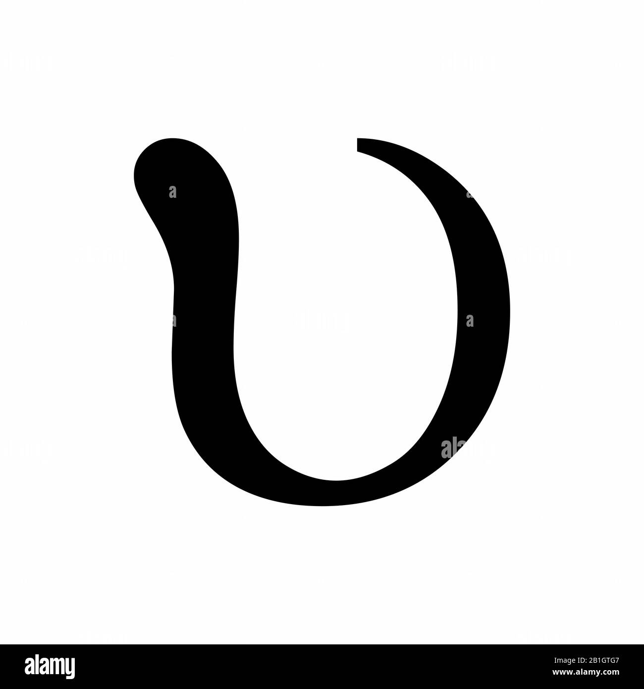 Upsilon symbol Black and White Stock Photos & Images - Alamy