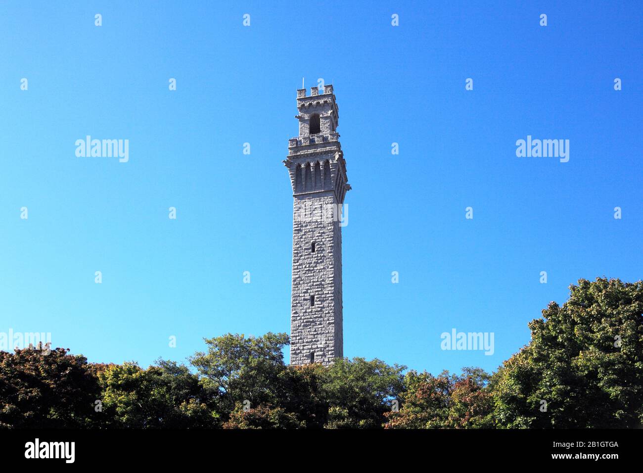 Pilgrim Monument Tower Provincetown Cape High Resolution Stock ...