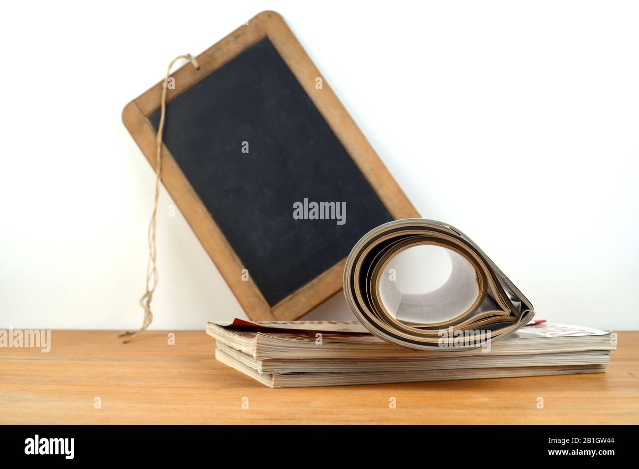 Rolled Blank Papers High Resolution Stock Photography and Images - Alamy