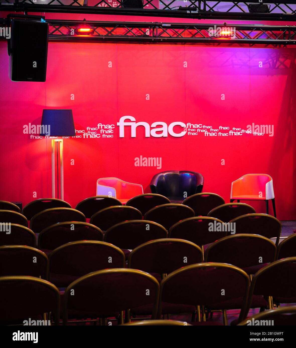 Nice, France - Nov 24, 2019: FNAC central electronics and book store in ...