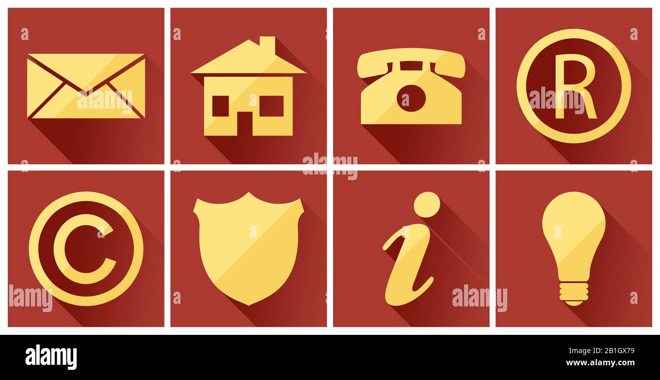 Number icons hi-res stock photography and images - Alamy