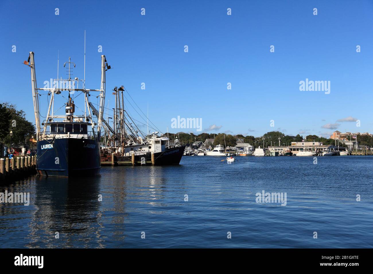 Commercial Fishing Boats, Port, Harbor, Hyannis, Cape Cod ...