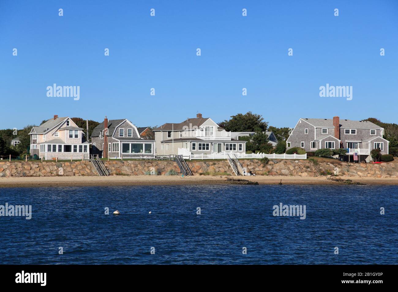 Waterfront Homes, Bay, Harbor, Hyannis, Cape Cod, Massachusetts, New ...