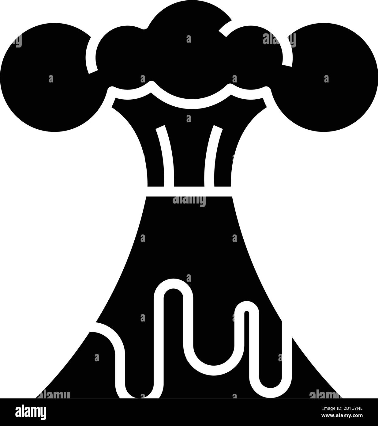 Volcano Eruption Cut Out Stock Images & Pictures - Alamy