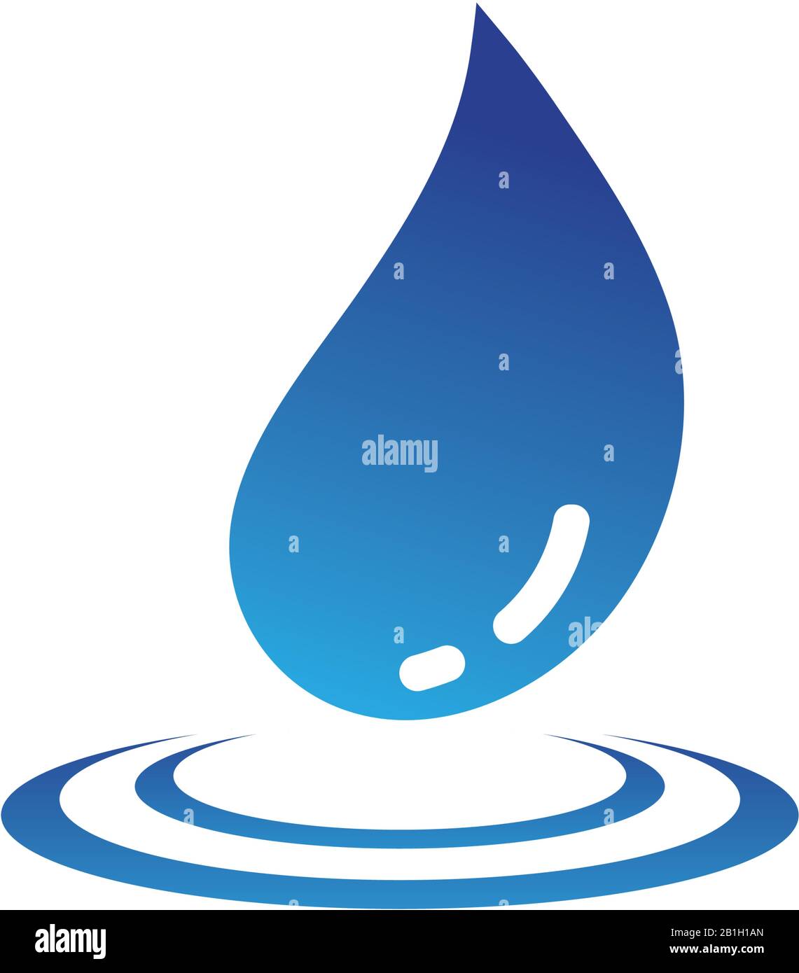 Water drop Logo Template vector illustration design Stock Vector Image ...