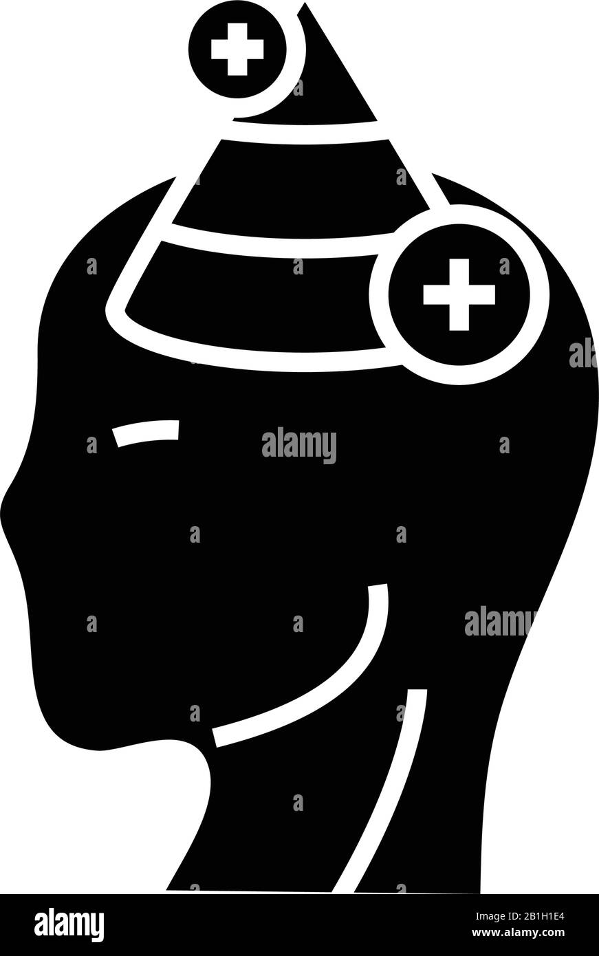 Adding info black icon, concept illustration, vector flat symbol, glyph ...