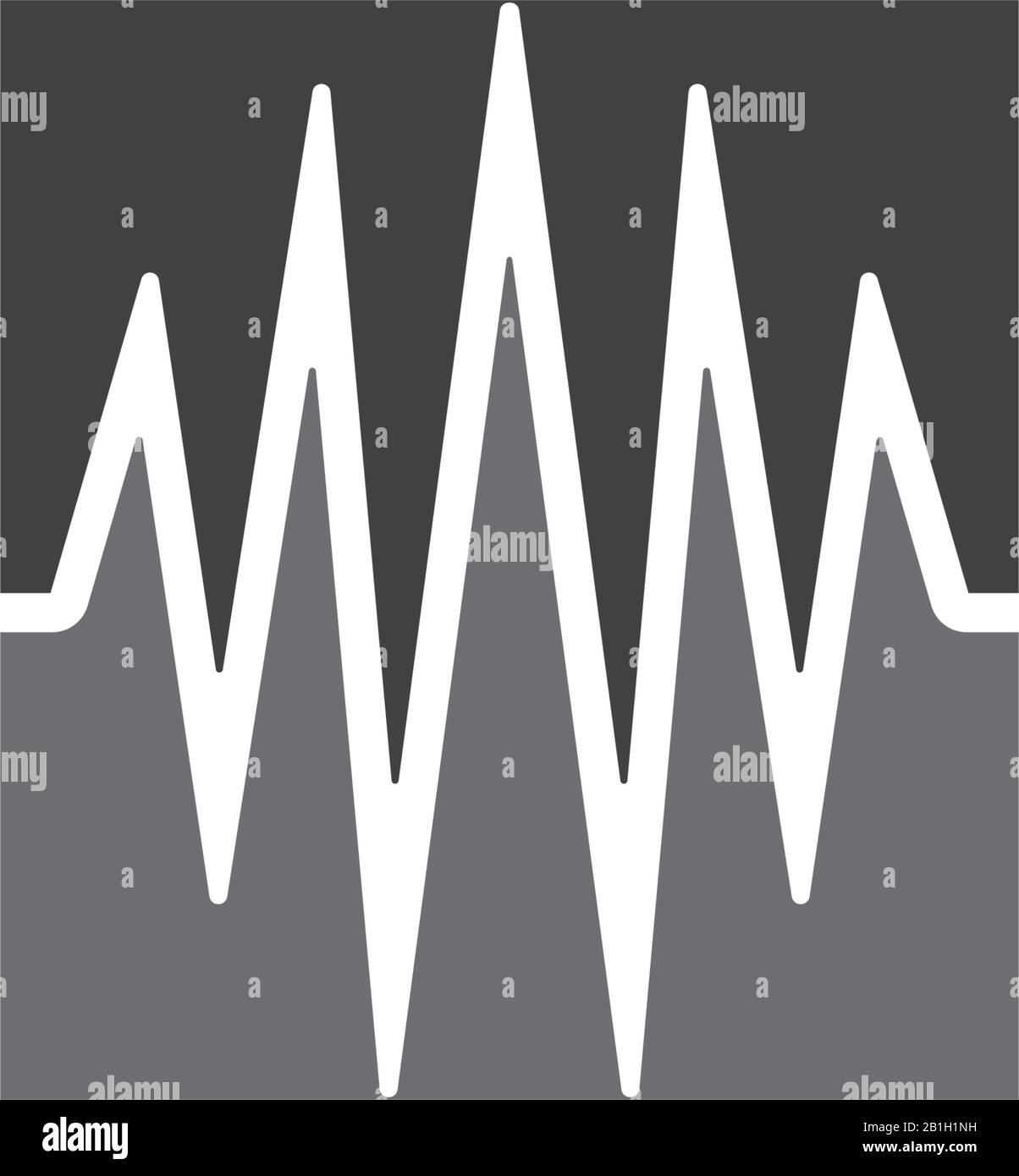 Sound waves vector illustration design template Stock Vector Image ...