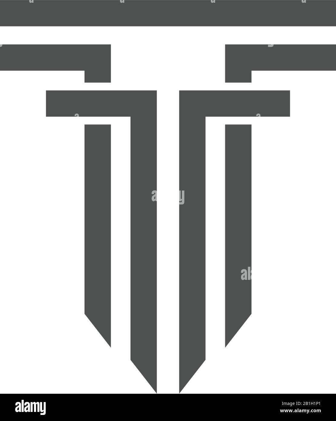 column Logo vector Template Stock Vector Image & Art - Alamy