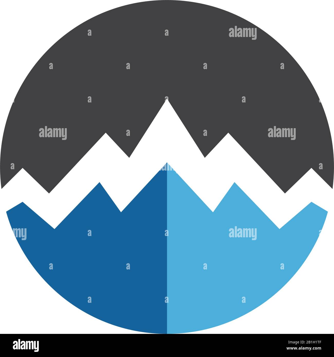 Mountain logo and symbol design vector Stock Vector Image & Art - Alamy