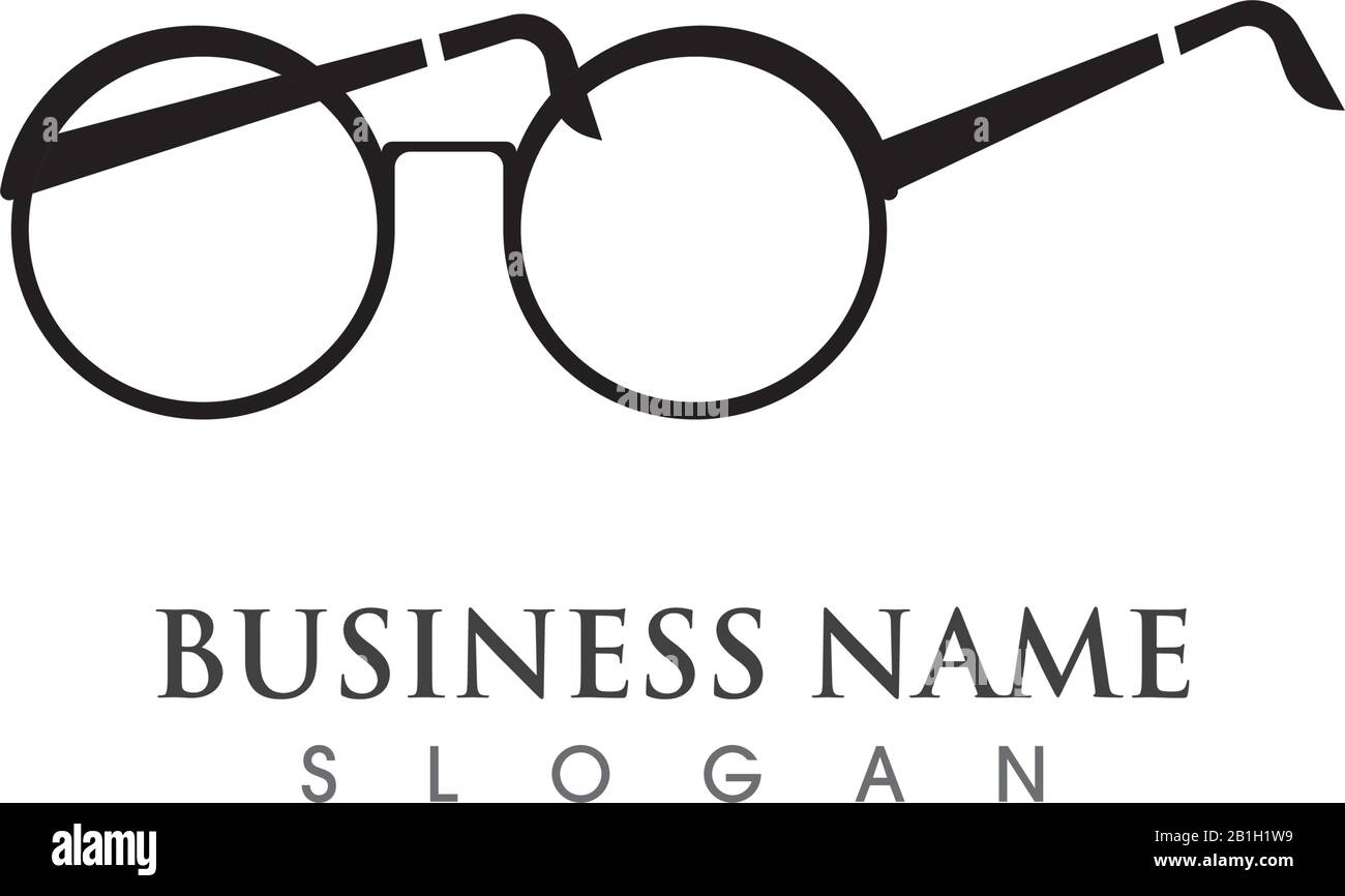 Glasses symbol vector icon design template Stock Vector Image & Art - Alamy