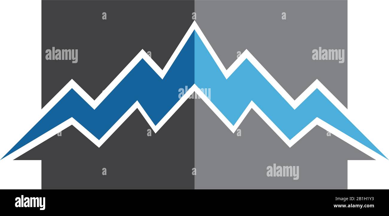 Mountain logo and symbol design vector Stock Vector Image & Art - Alamy