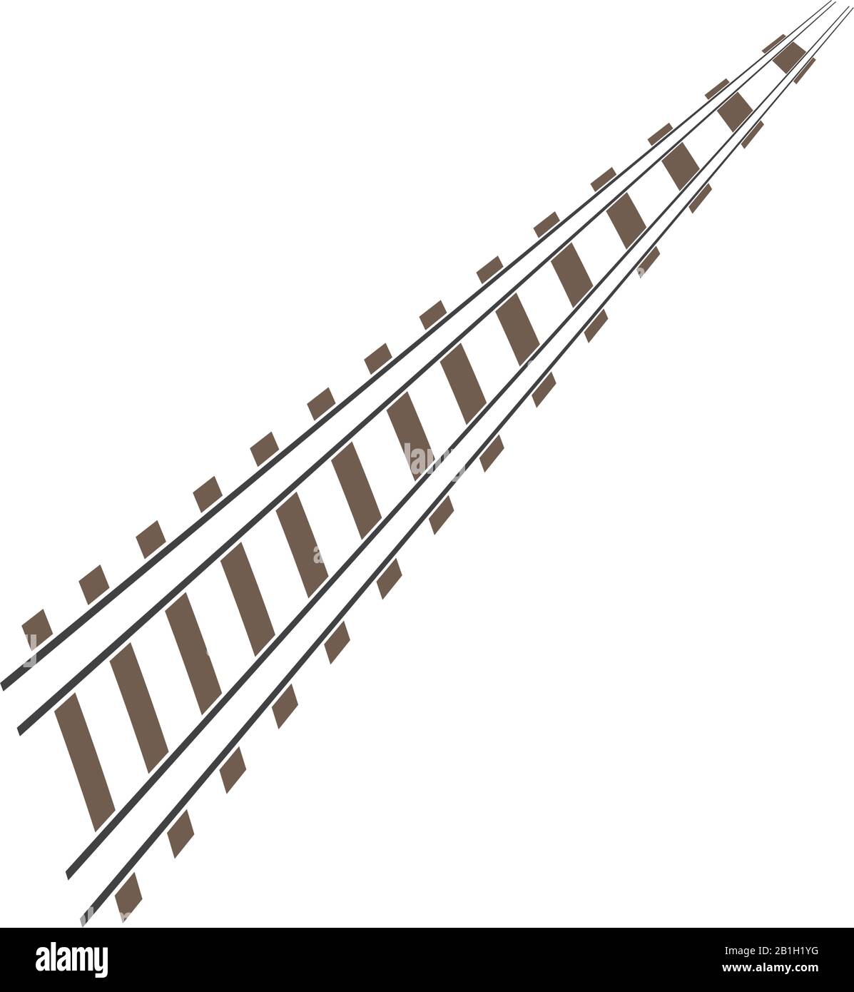 Train tracks vector icon design template illustration Stock Vector ...