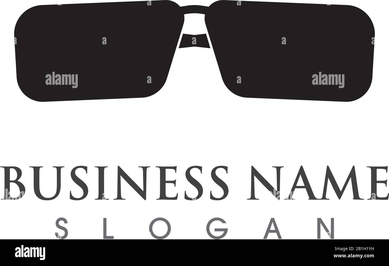 Glasses symbol vector icon design template Stock Vector Image & Art - Alamy