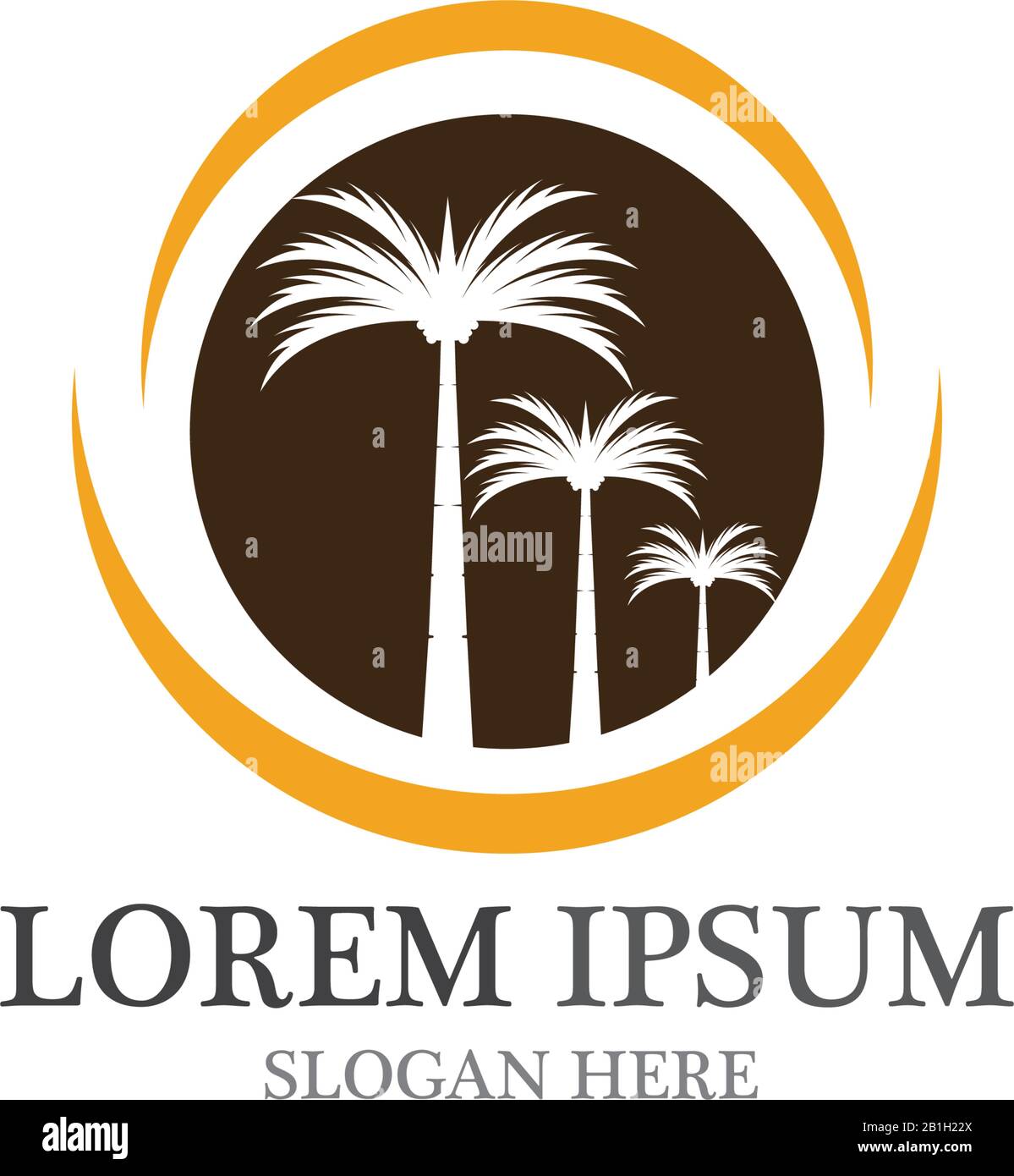 Date tree icon vector illustration logo template Stock Vector Image ...