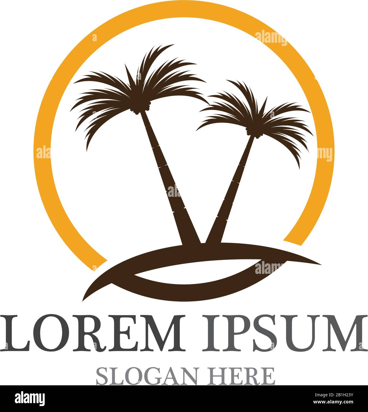 Date tree icon vector illustration logo template Stock Vector Image ...