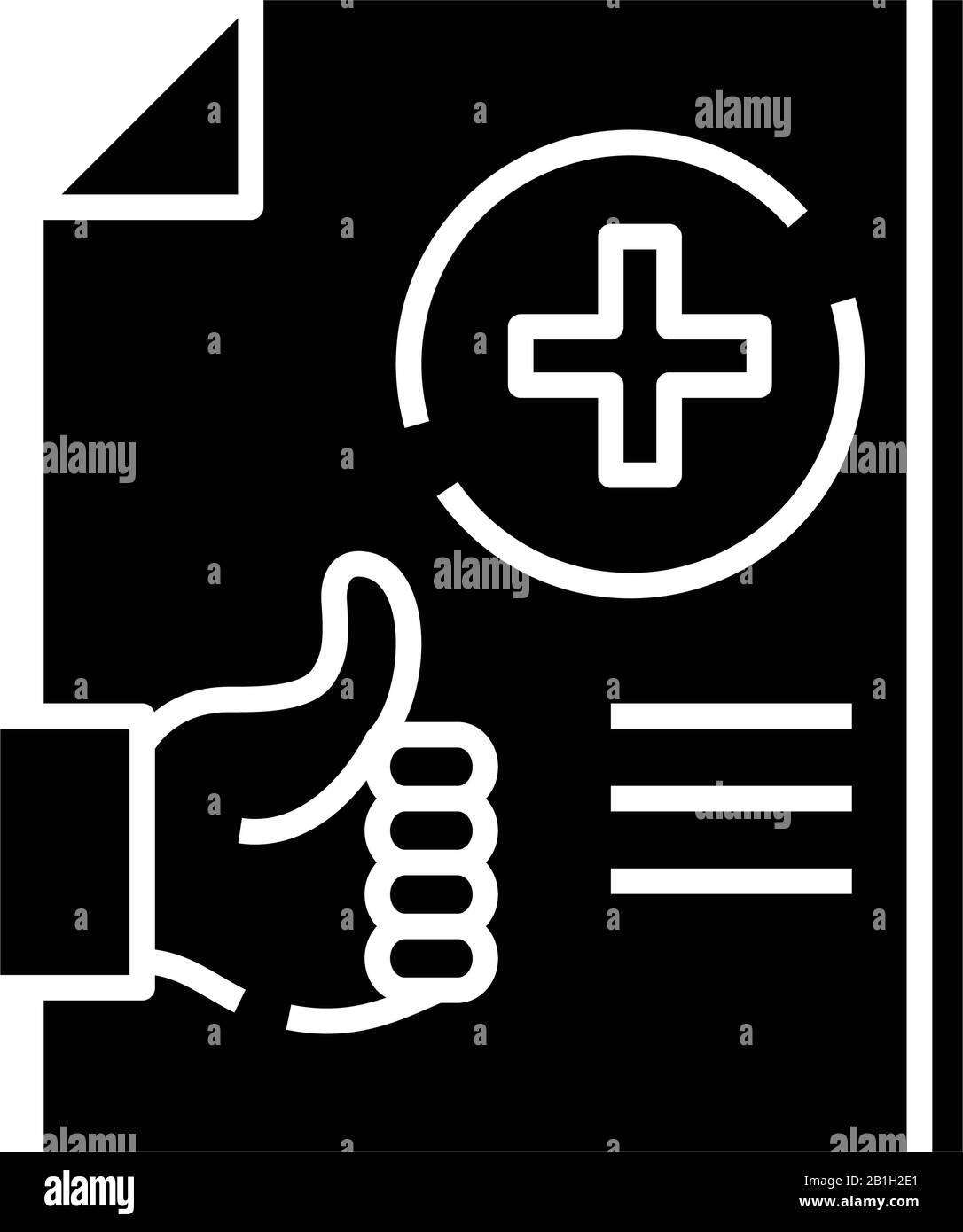 Adding info black icon, concept illustration, vector flat symbol, glyph ...