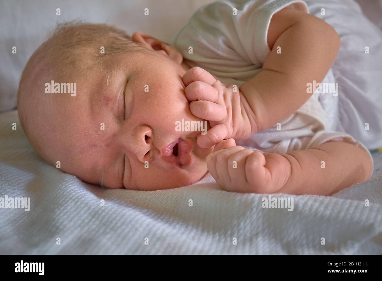 Baby boy napping hi-res stock photography and images - Alamy