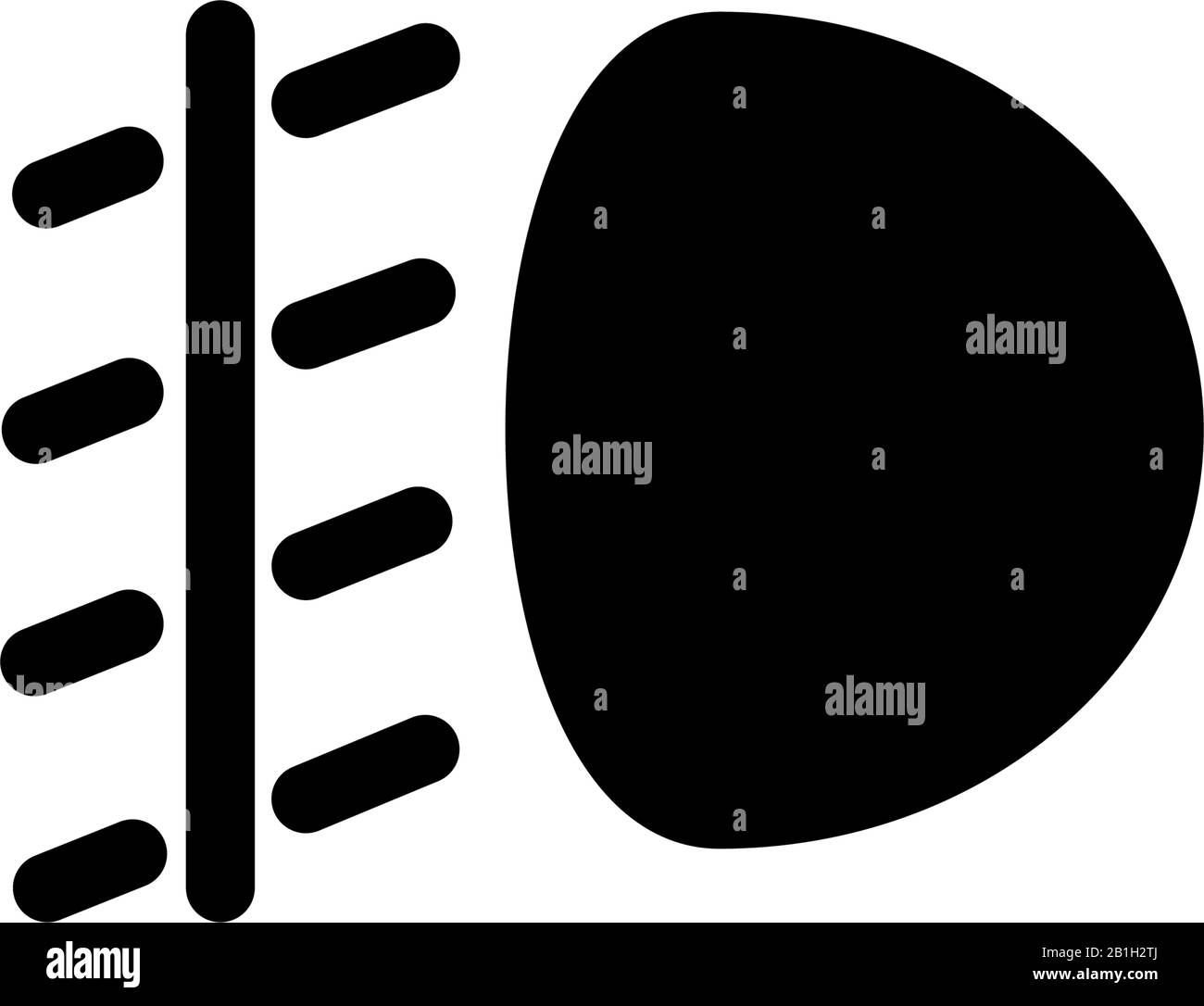 Fog warning sign Black and White Stock Photos & Images - Alamy