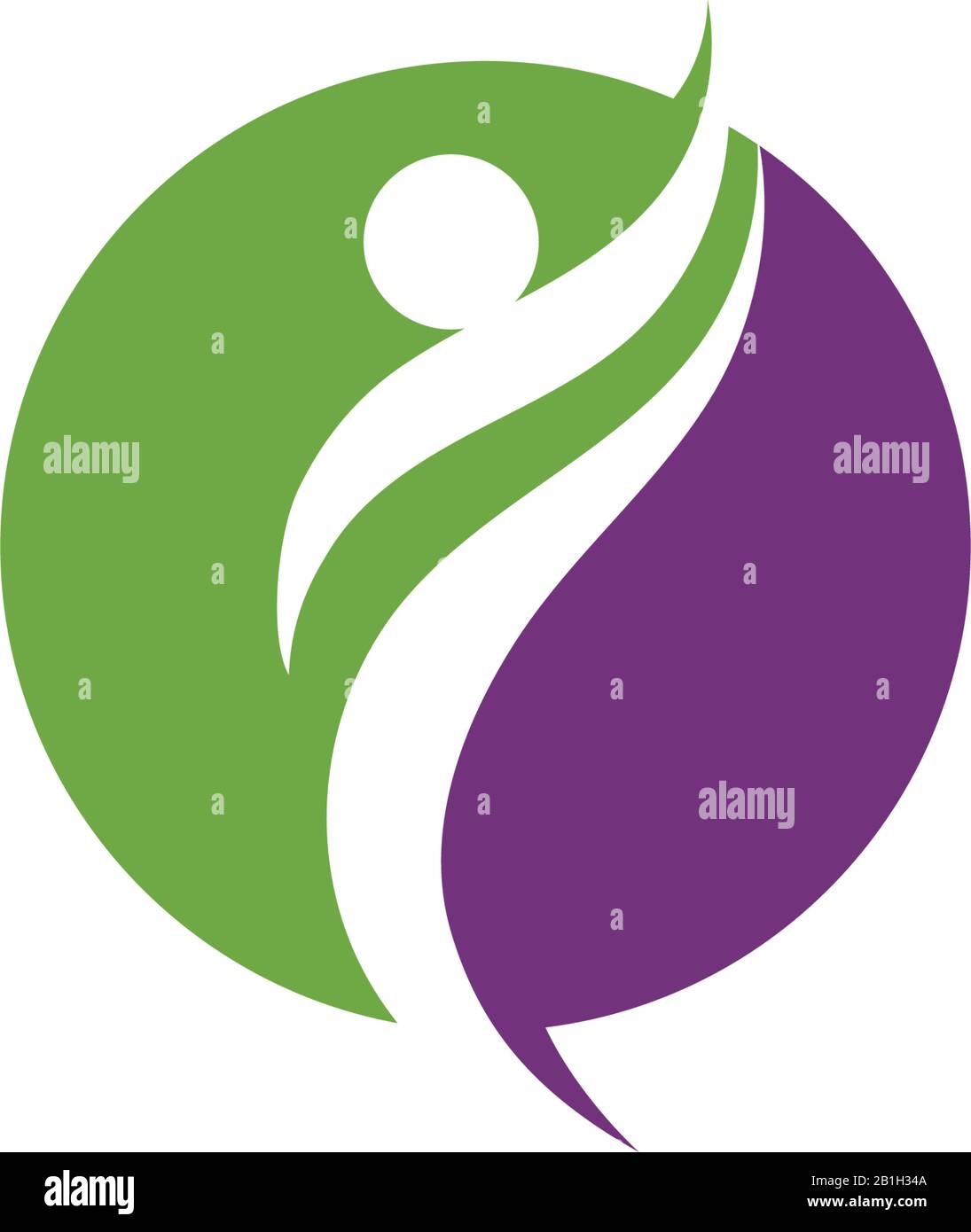 Fun People Healthy Life Logo Template Stock Vector Stock Vector Image ...