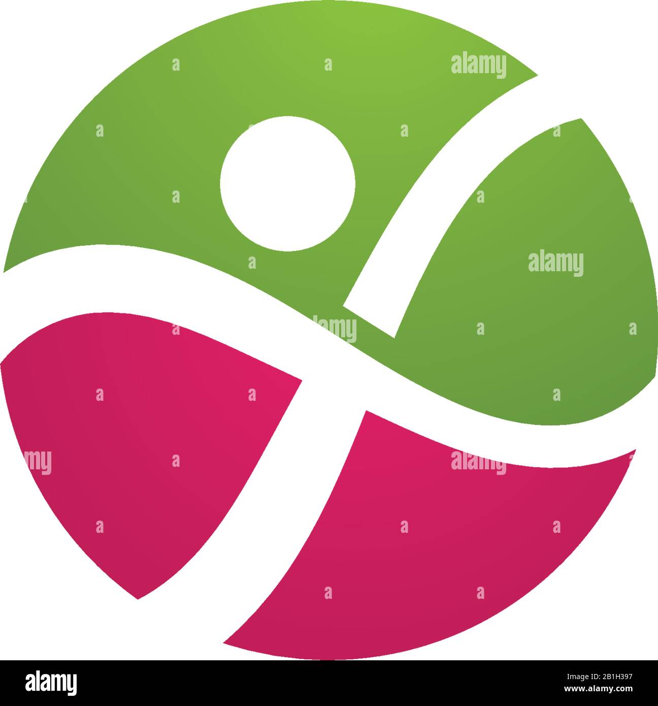 Fun People Healthy Life Logo Template Stock Vector Stock Vector Image ...