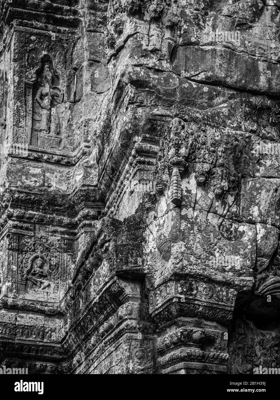 Ta prohm artwork Black and White Stock Photos & Images - Alamy