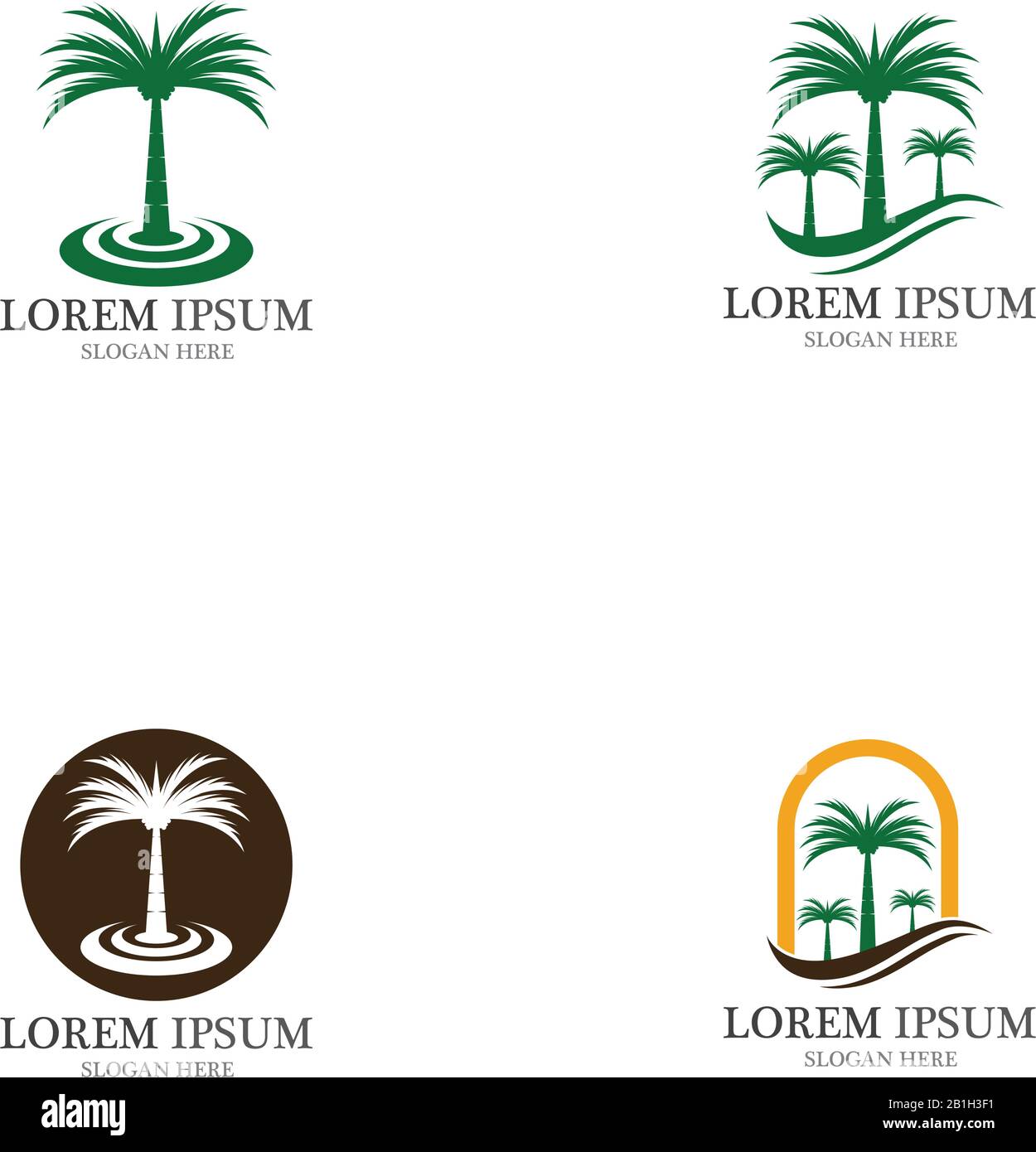 Date tree icon vector illustration logo template Stock Vector Image ...