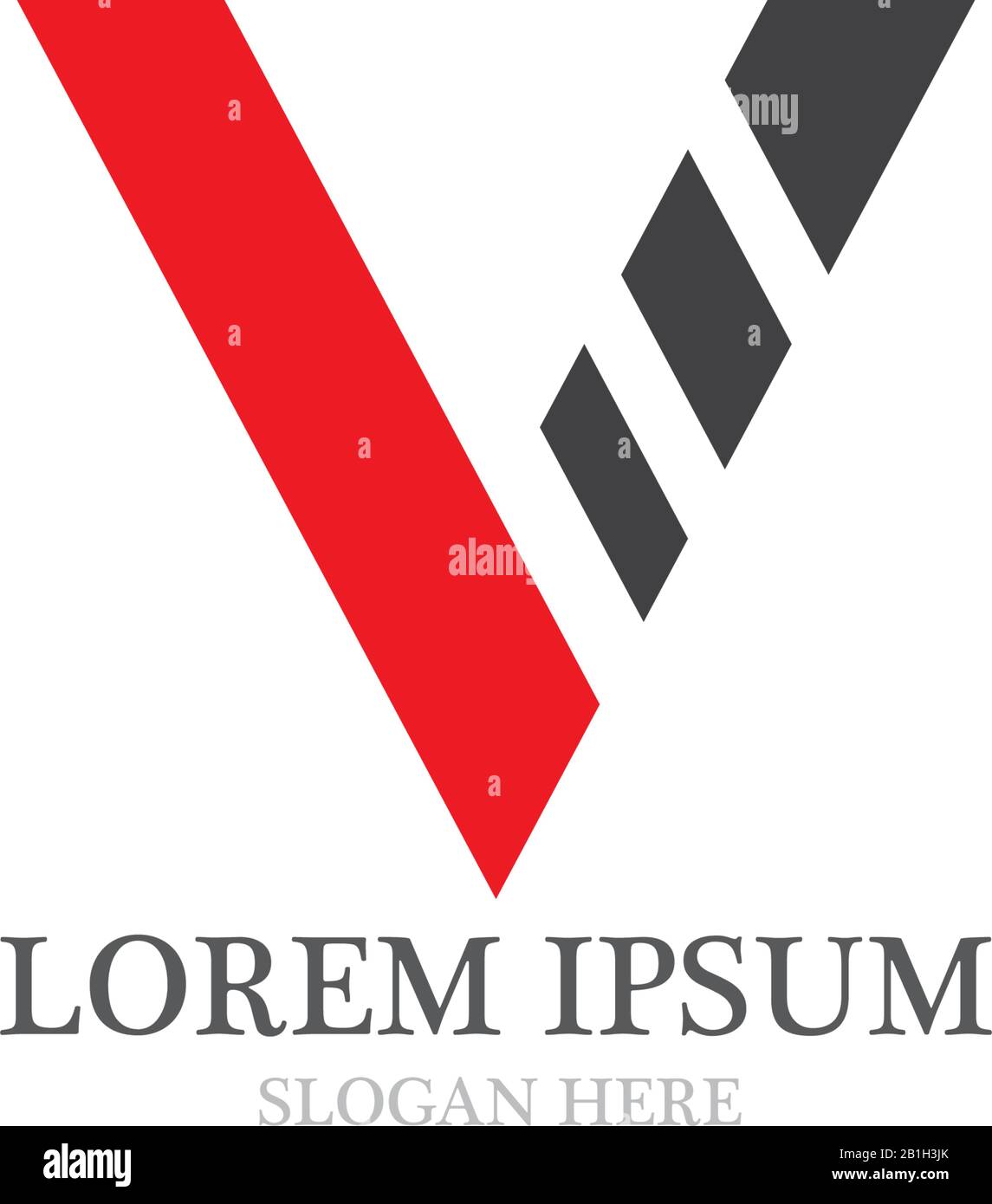 V Logo Template vector icon illustration design Stock Vector Image ...