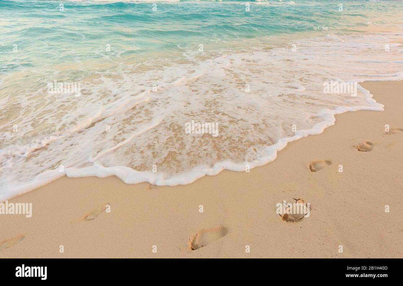 The Zona Hotelera, a long, beachfront strip of high-rise hotels ...