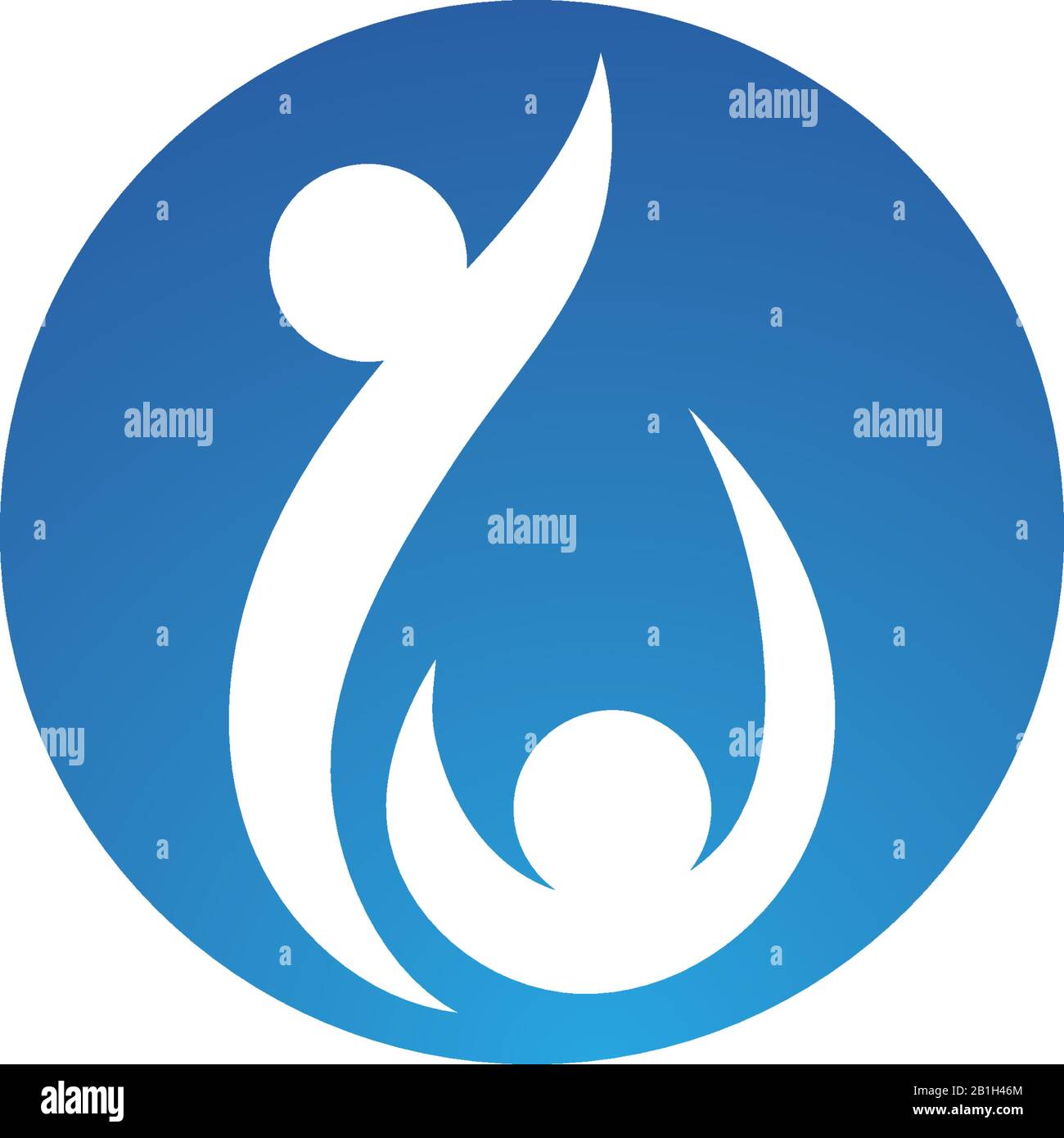 Fun People Healthy Life Logo Template Stock Vector Stock Vector Image ...