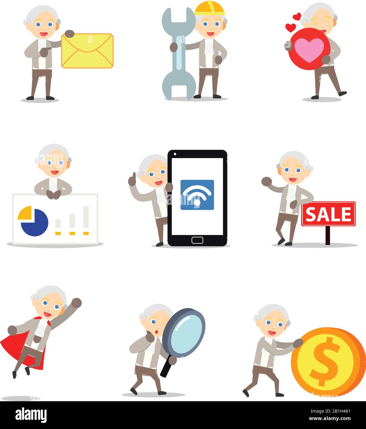 Set character of the old man coach always gives motivation for his ...