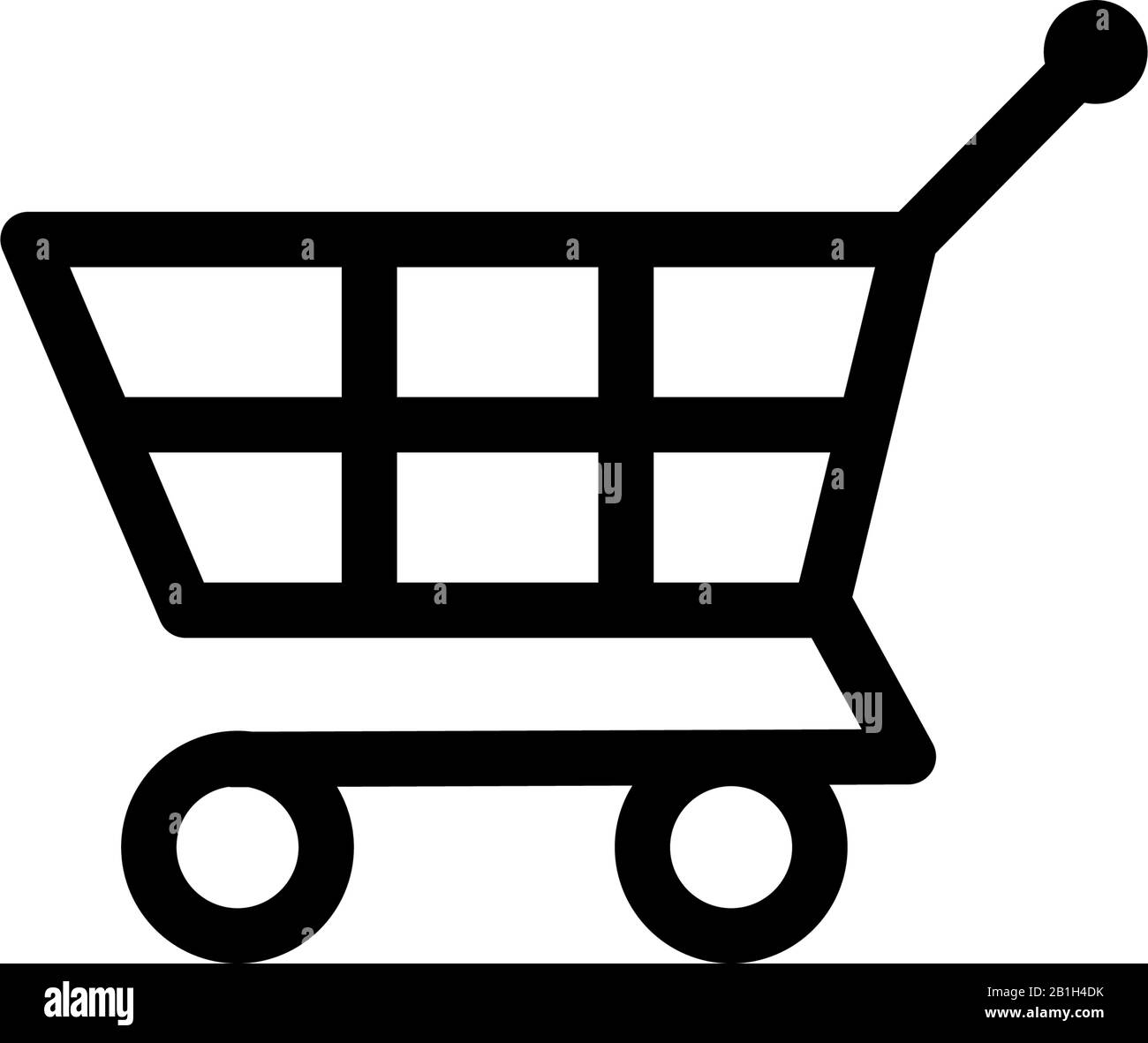Cart icon design hi-res stock photography and images - Alamy