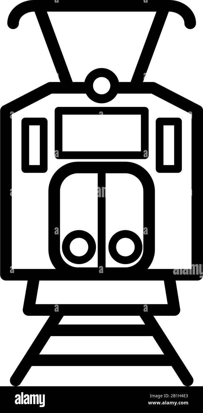 Train engine vector icon Stock Vector Images - Alamy