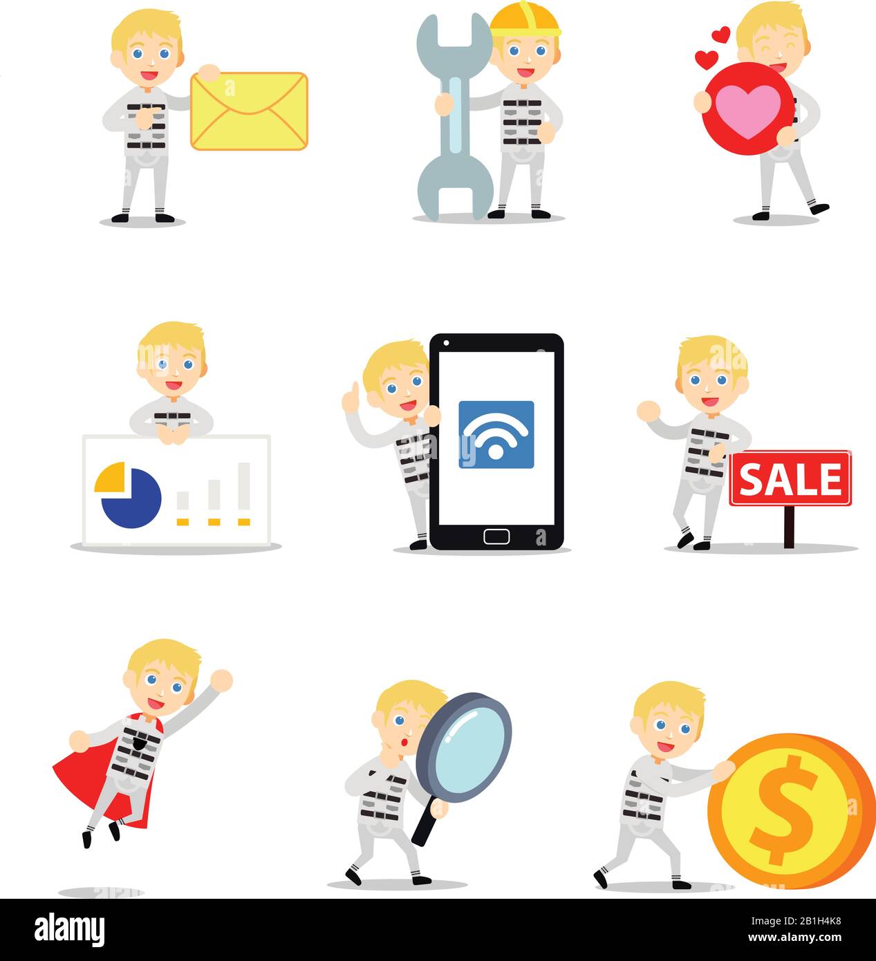 Expressions cartoon chart hi-res stock photography and images - Alamy