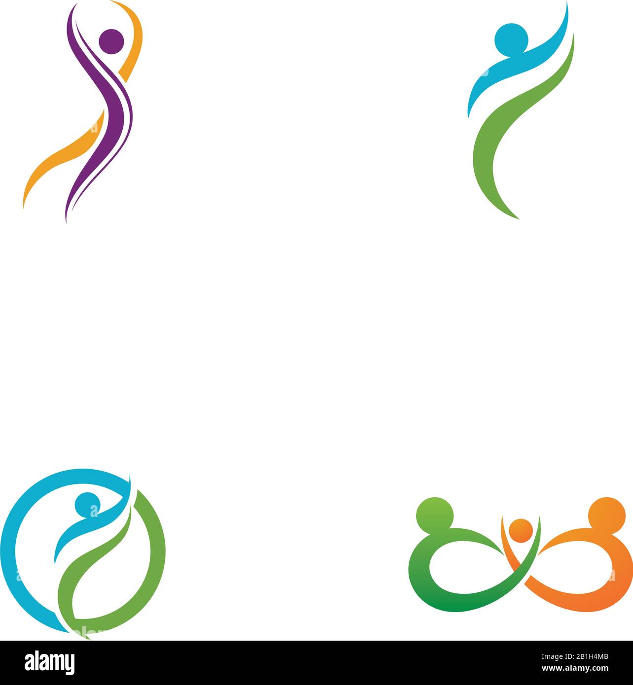 Fun and happy people logo sign illustration vector design Stock Vector ...