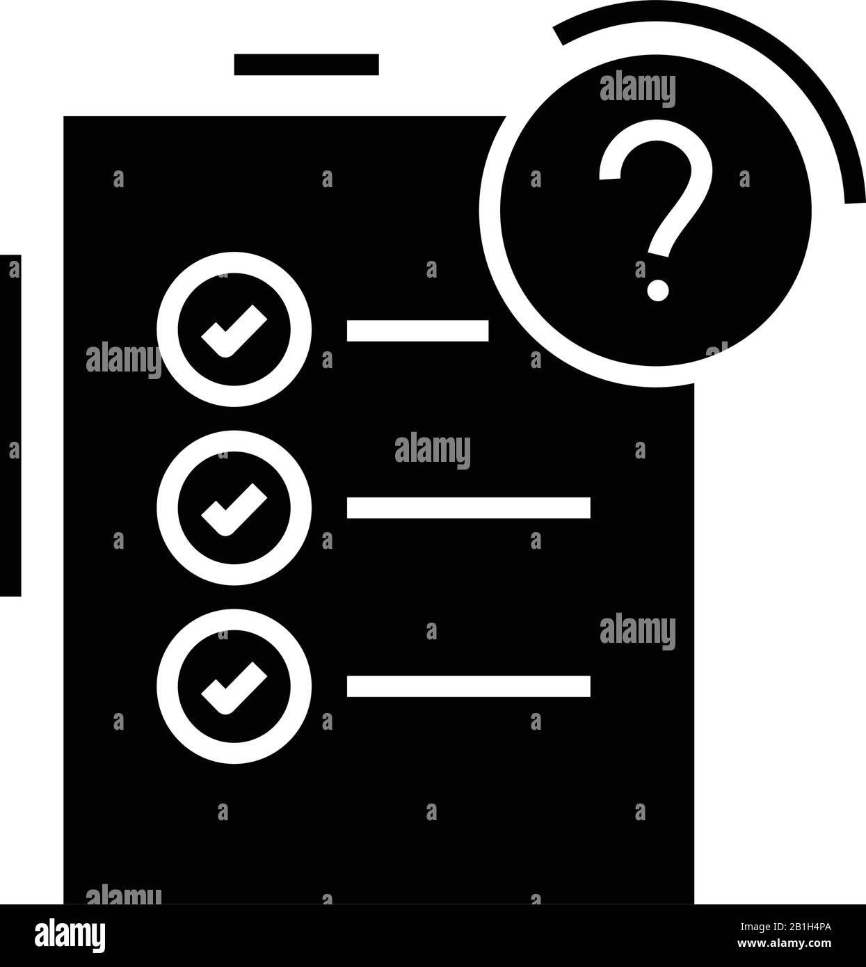 Big issue black icon, concept illustration, vector flat symbol, glyph ...