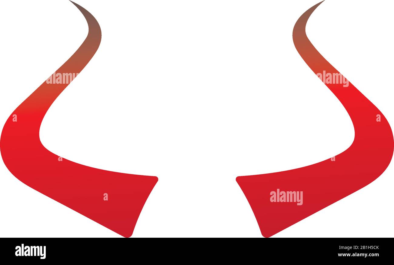 Devil horn Vector icon design illustration Template Stock Vector Image ...