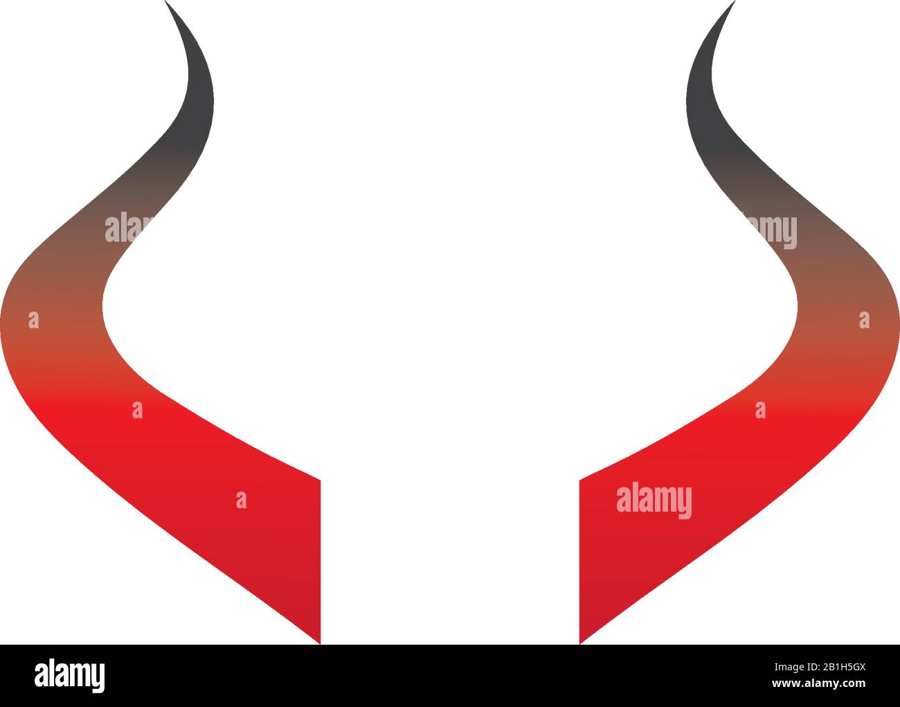 Devil horn Vector icon design illustration Template Stock Vector Image ...