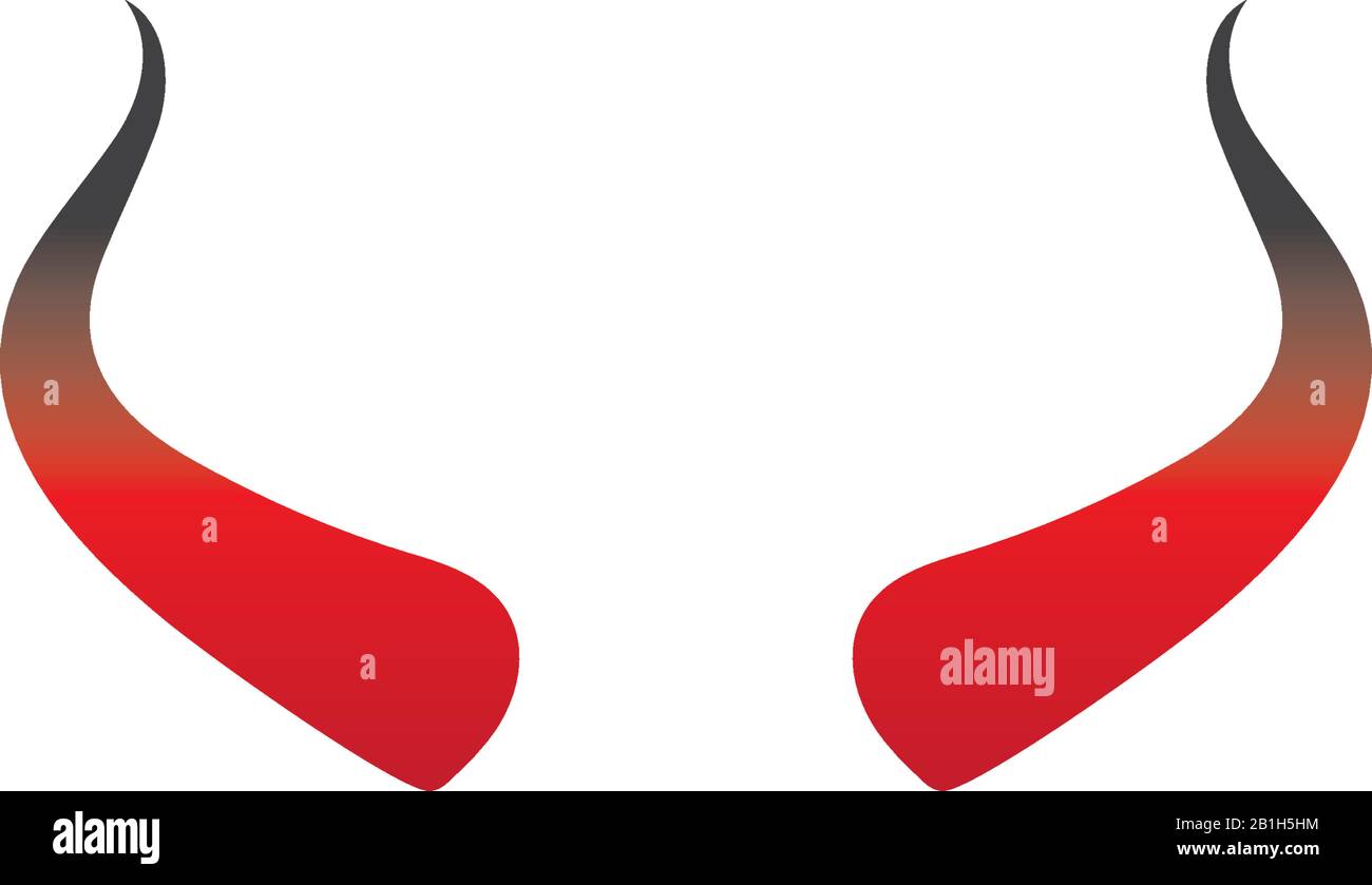 Devil horn Vector icon design illustration Template Stock Vector Image ...