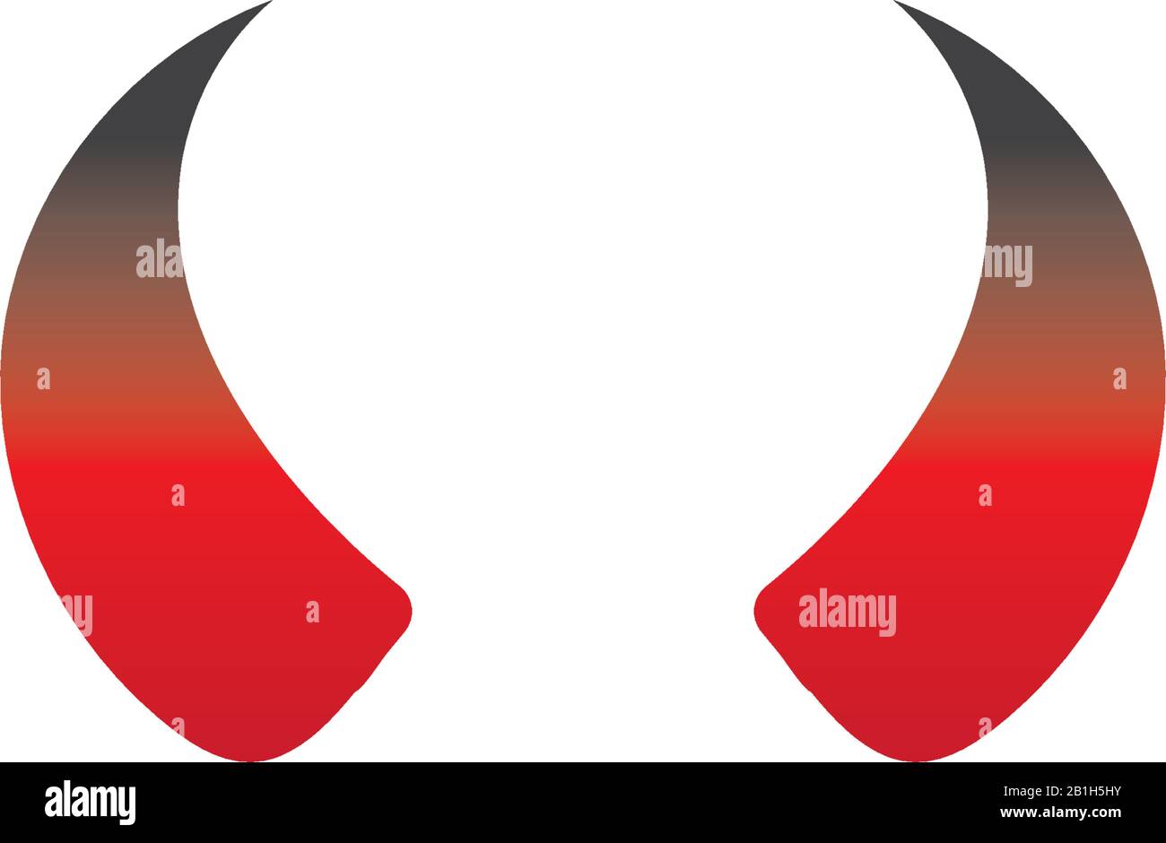 Devil horn Vector icon design illustration Template Stock Vector Image ...